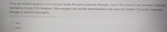 Solved There are multiple projects in your account under the | Chegg.com