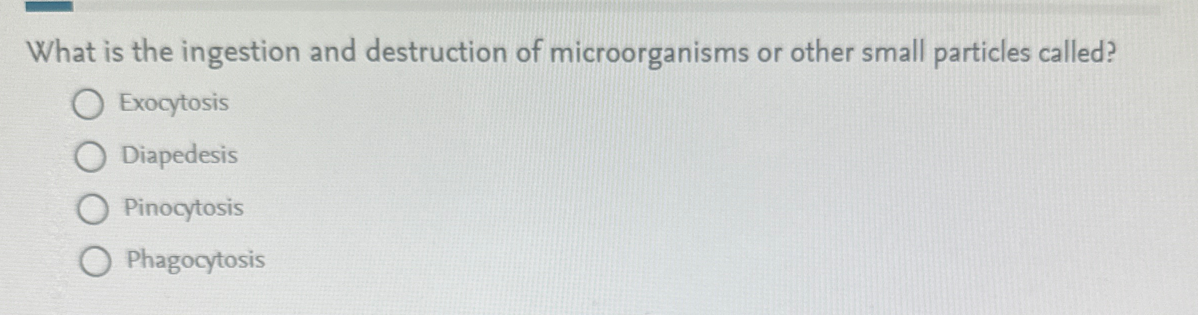 Solved What is the ingestion and destruction of | Chegg.com