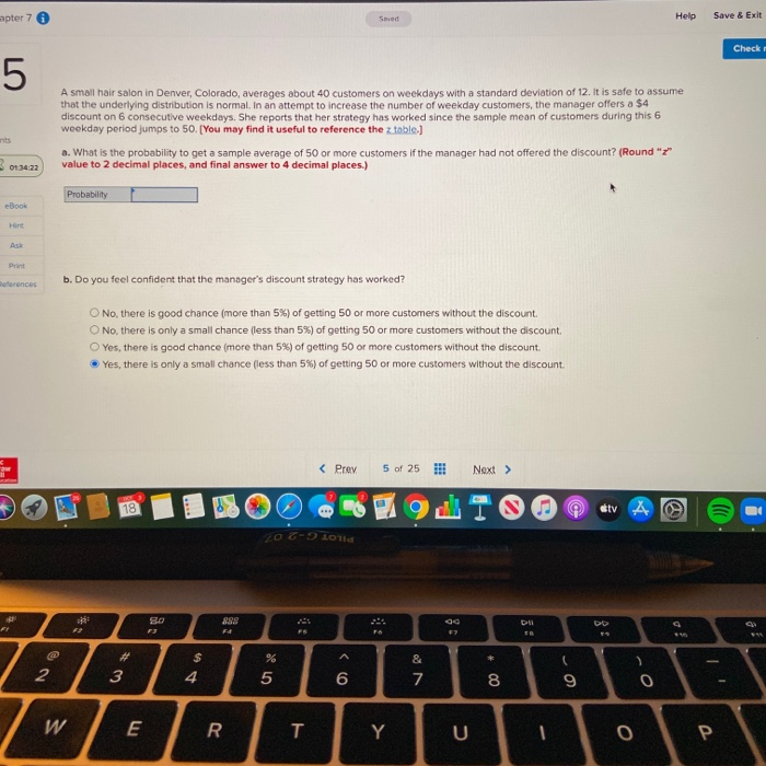 Solved apter 7 Saved Help Save & Exit Check 07 A small hair | Chegg.com