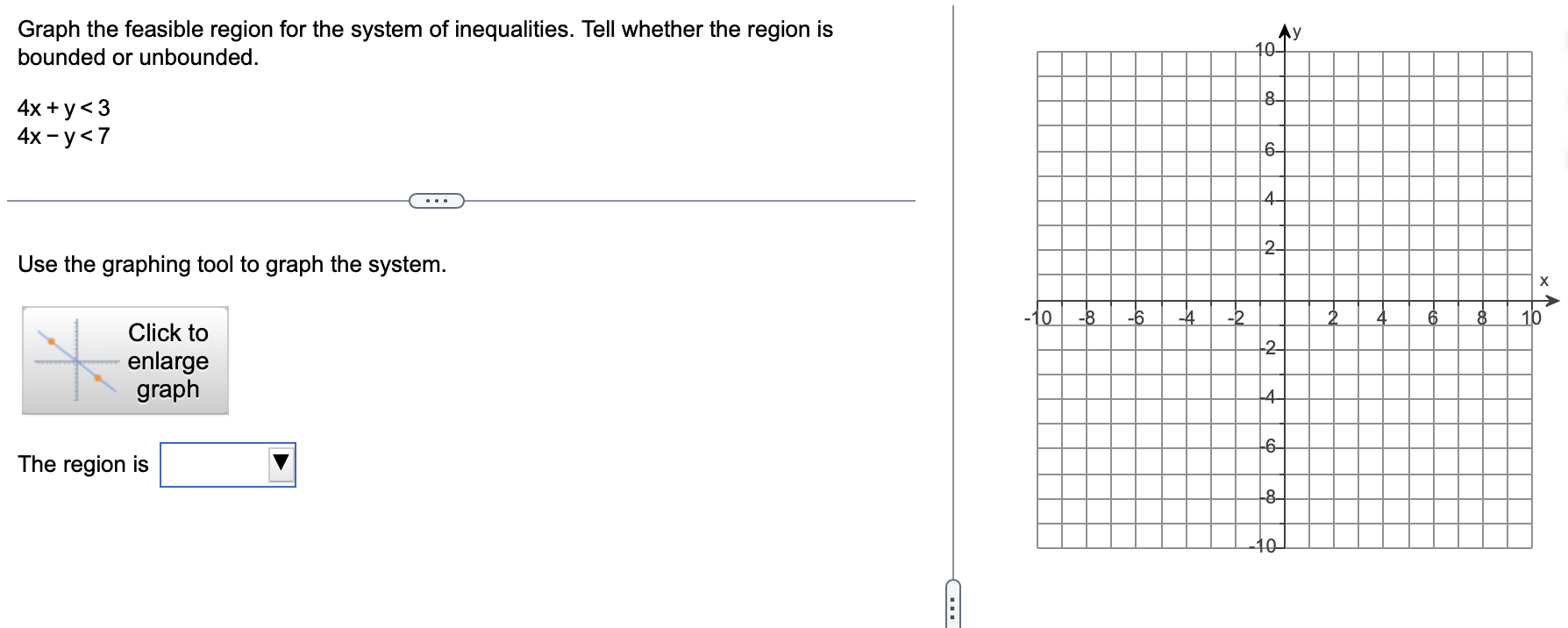Solved Graph the feasible region for the system of | Chegg.com