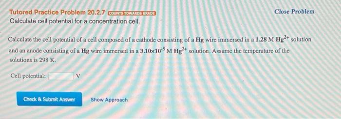 Solved Tutored Practice Problem 20.2.7 COUNTS TOWAROS GRANDE | Chegg.com