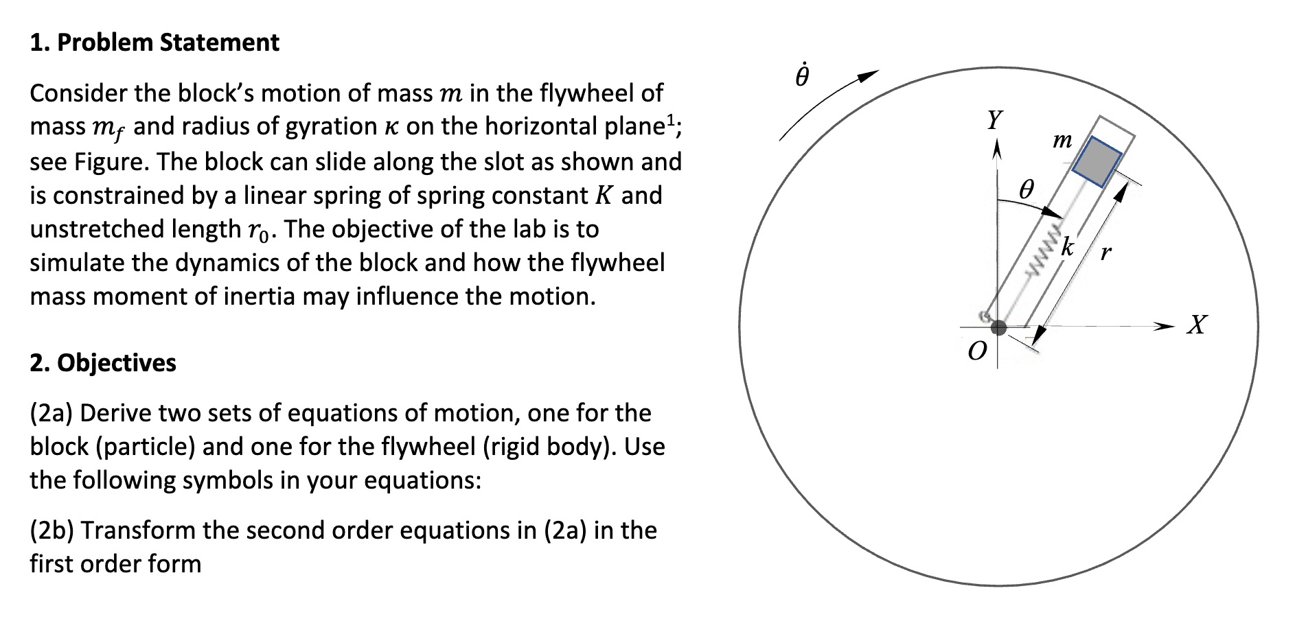 Solved Problem StatementConsider the block's motion of mass | Chegg.com