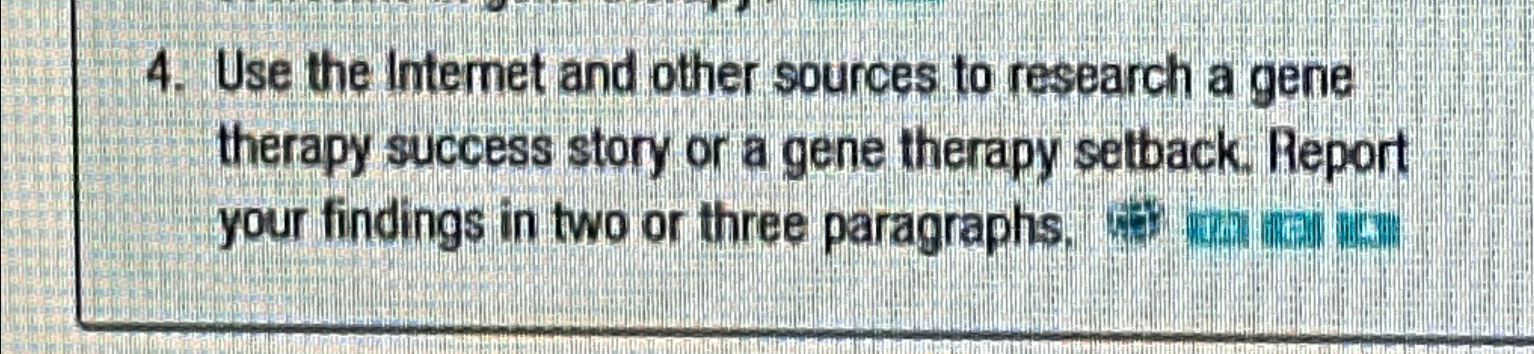 Solved Use the internet and other sources to research a gene | Chegg.com