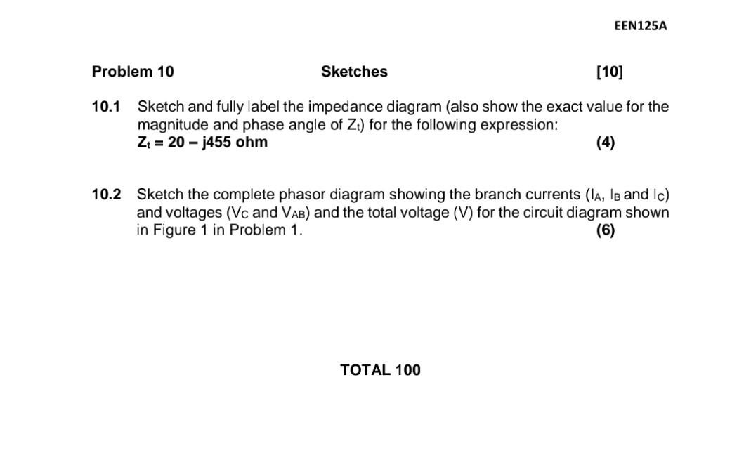 Solved EEN125A Problem 10 Sketches [10] 10.1 Sketch and | Chegg.com