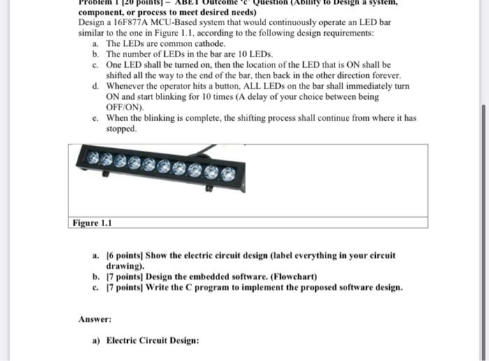 Solved Embedded Systems Course | Chegg.com