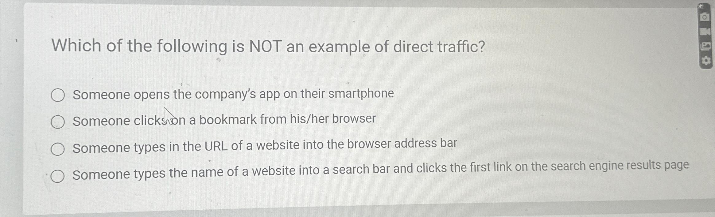 Solved Which of the following is NOT an example of direct | Chegg.com