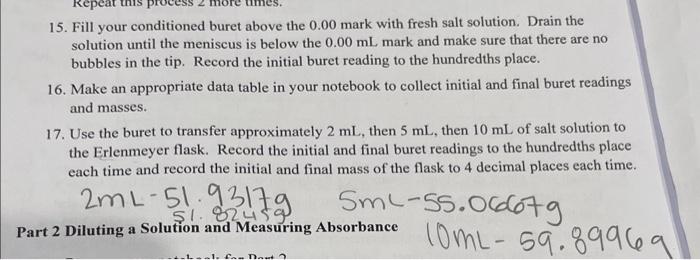 4. Calculate the volume of each aliquot delivered by | Chegg.com