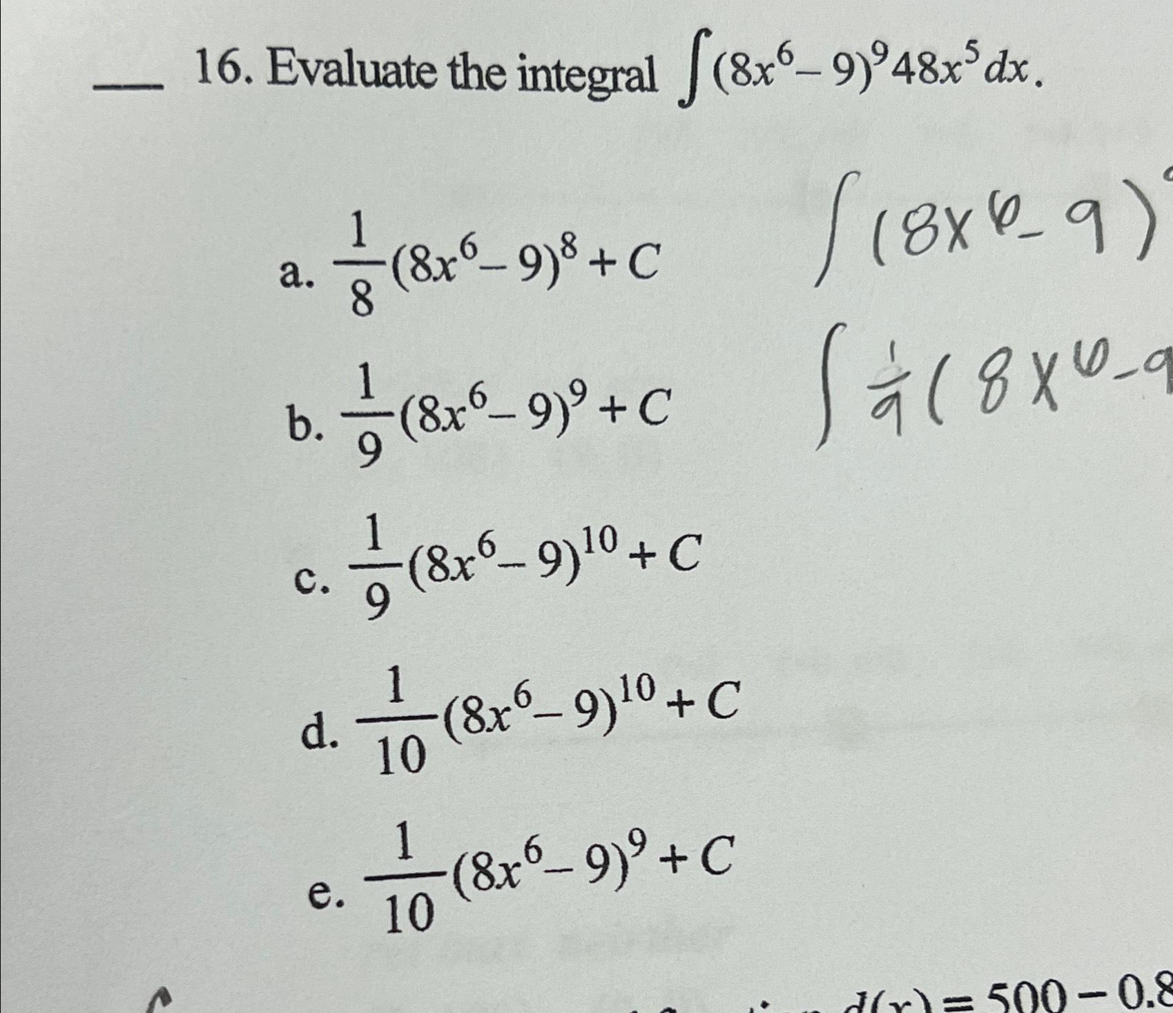 Solved Evaluate the integral | Chegg.com