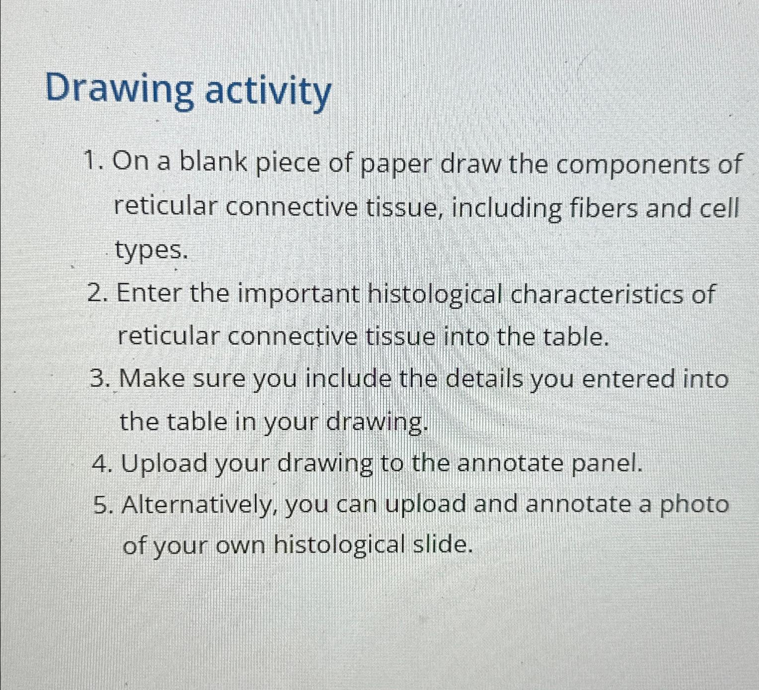Solved Drawing activityOn a blank piece of paper draw the | Chegg.com