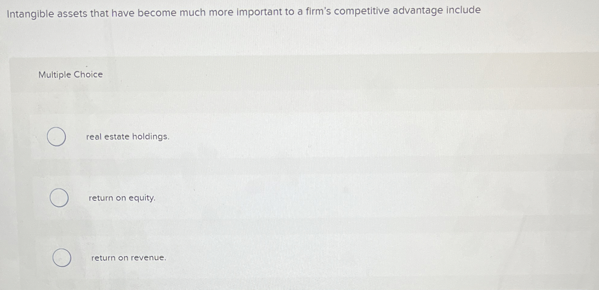 Solved Intangible assets that have become much more | Chegg.com