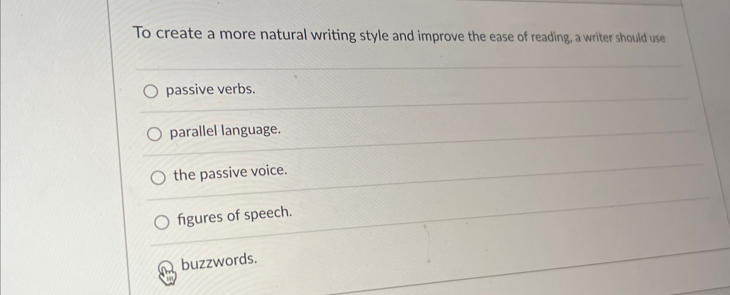 Solved To create a more natural writing style and improve | Chegg.com