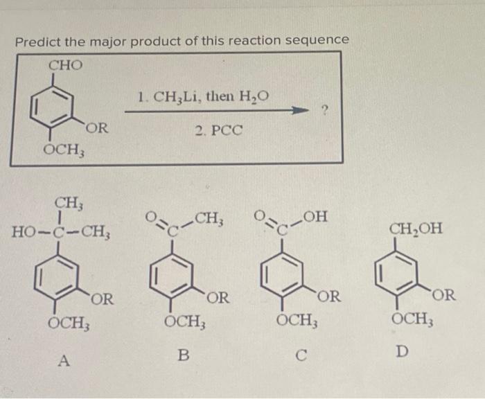 Solved Predict the major product of this reaction sequence | Chegg.com