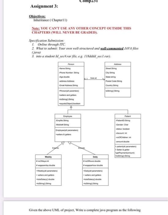 Solved Part II: Driver Class Question [40 points Write a | Chegg.com