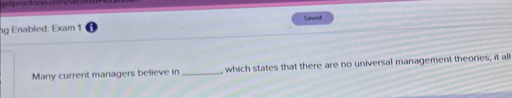 Solved Enabled: Exam 1Many current managers believe in which | Chegg.com