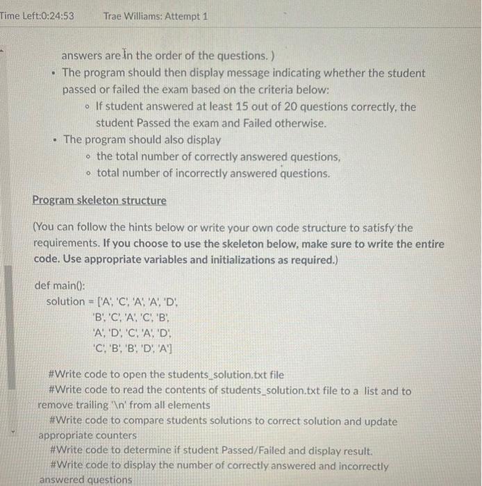 Solved You are asked to write an application to grade the | Chegg.com