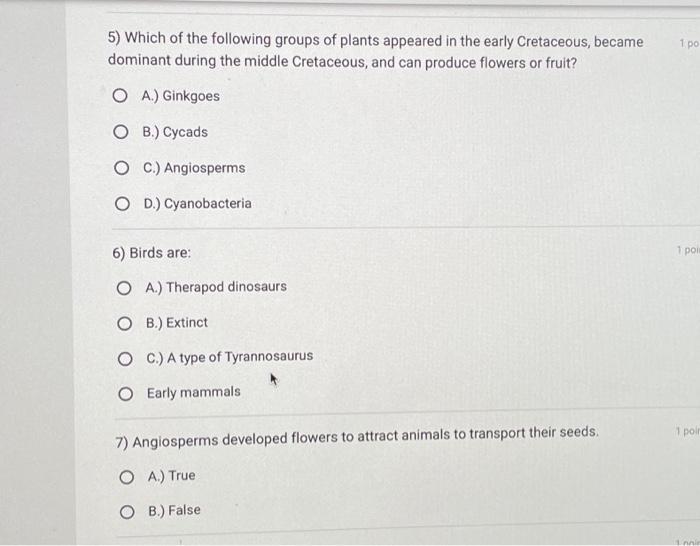Solved 1) The end-Triassic mass extinction was caused by: | Chegg.com