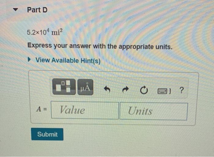 Solved Convert the following to basic Sl units: Part A 85 in | Chegg.com