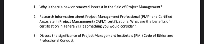 Solved 1. Why is there a new or renewed interest in the | Chegg.com