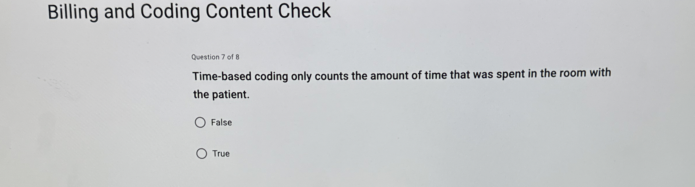 Solved Billing and Coding Content CheckQuestion 7 ﻿of | Chegg.com
