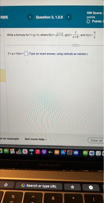 Solved Write a formula for \( f \circ g \) oh, where \( | Chegg.com