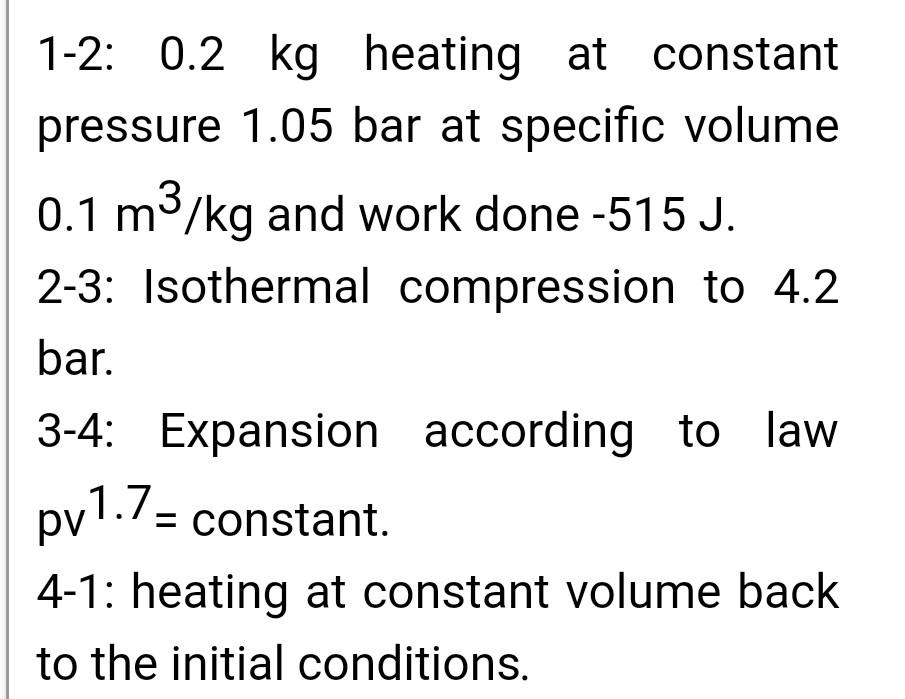 Solved Include diagram Pls Calculate pressure from state 1 | Chegg.com