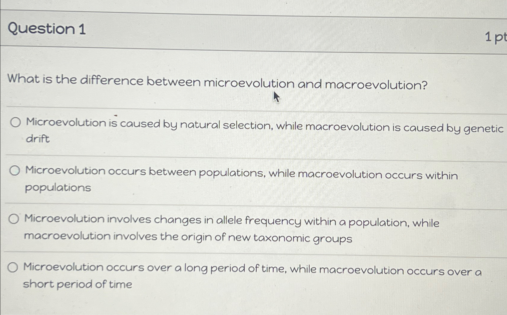 Solved Question 1What is the difference between | Chegg.com