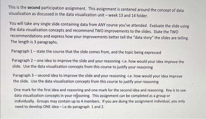 Solved This is the second participation assignment. This | Chegg.com