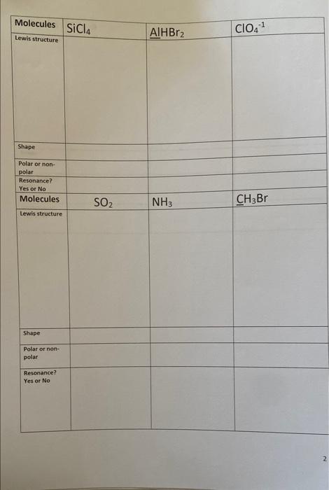 Solved Lewis Dot Structure C: Complete the Lewis dot | Chegg.com