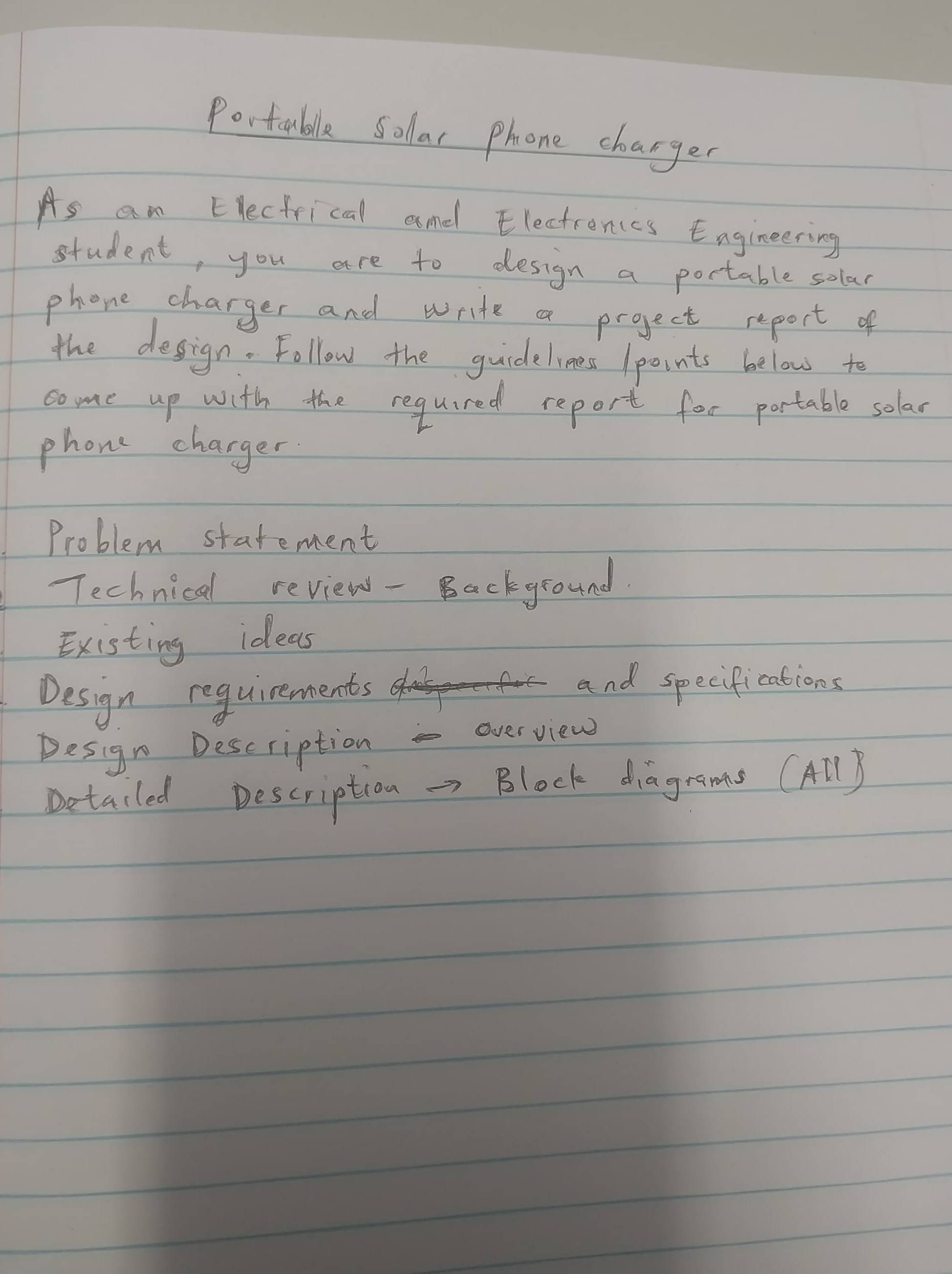 Solved Help me write my project report | Chegg.com