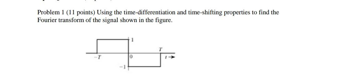 Solved Problem 1 (11 points) Using the time-differentiation | Chegg.com