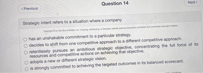 Solved Masterful strategies come from avoiding | Chegg.com