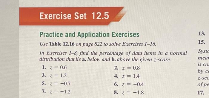 Solved Practice and Application Exercises Use Table 12.16 on | Chegg.com
