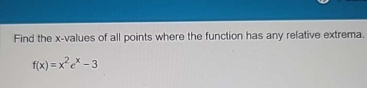 Solved Find the x-values of all points where the function | Chegg.com