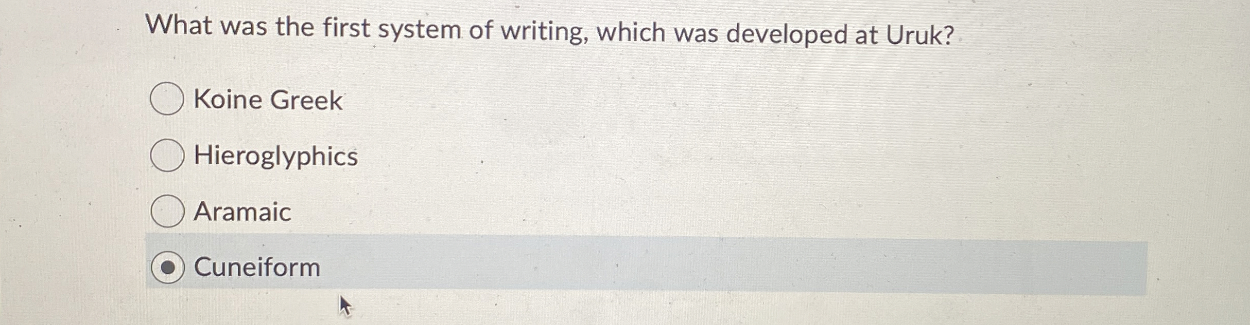 Solved What does this mean What was the first system of | Chegg.com