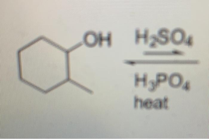 Solved OH H2SO4 НРО heat | Chegg.com