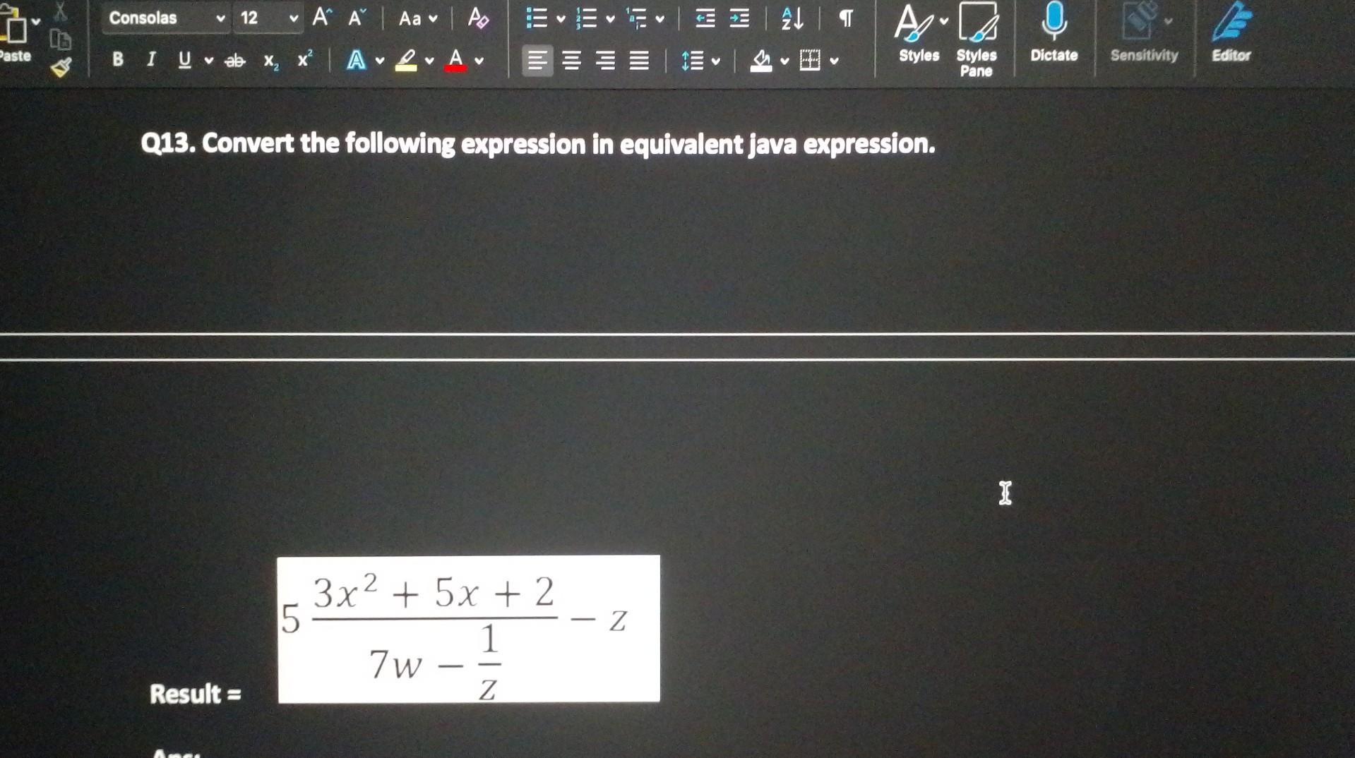 Solved Q13. Convert the following expression in equivalent | Chegg.com