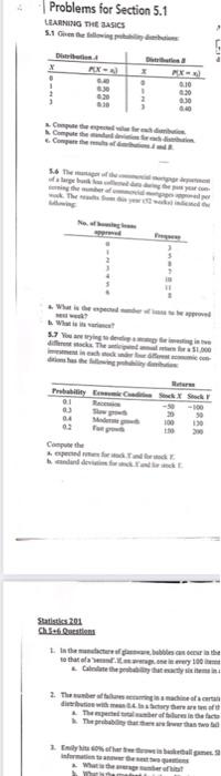 Solved Problems for Section 5.1 LEARNING THE BASICS RX-A | Chegg.com