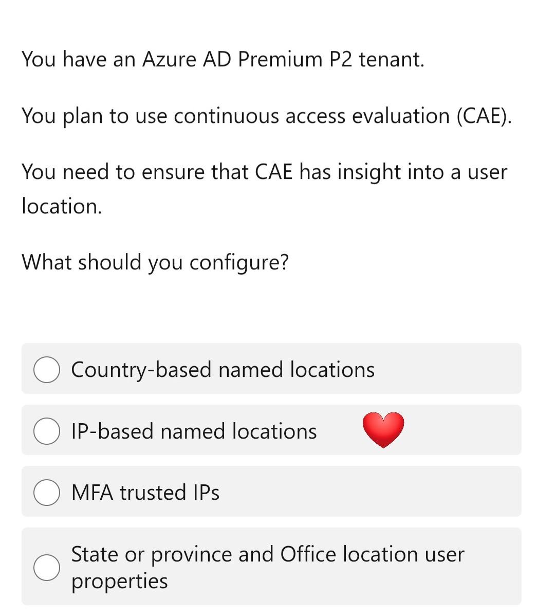 Solved You have an Azure AD Premium P2 tenant. You plan to | Chegg.com Solved You have an Azure AD Premium P2 tenant. You plan to | Chegg.com