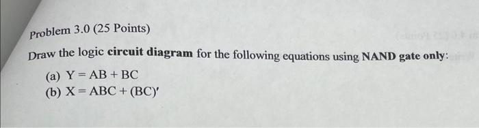 Solved Draw the logic circuit diagram for the following | Chegg.com