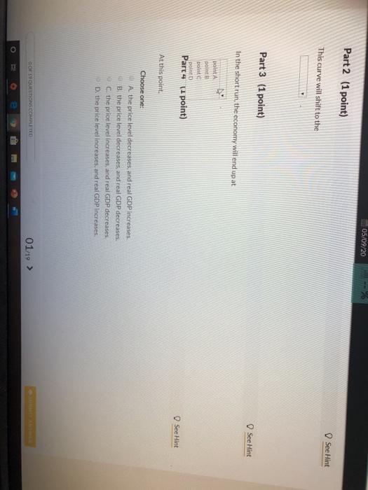 Solved 1st attempt Part 1 (1 point) See Hint Suppose the | Chegg.com