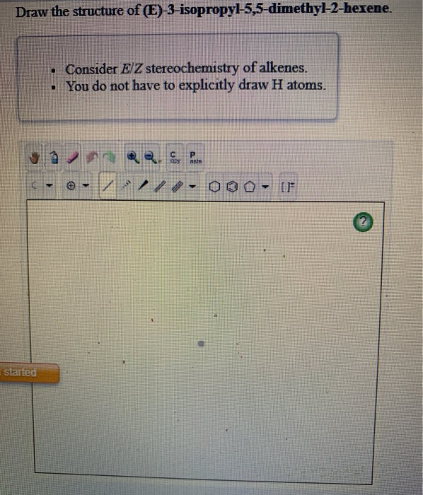 Solved Draw the structure of | Chegg.com
