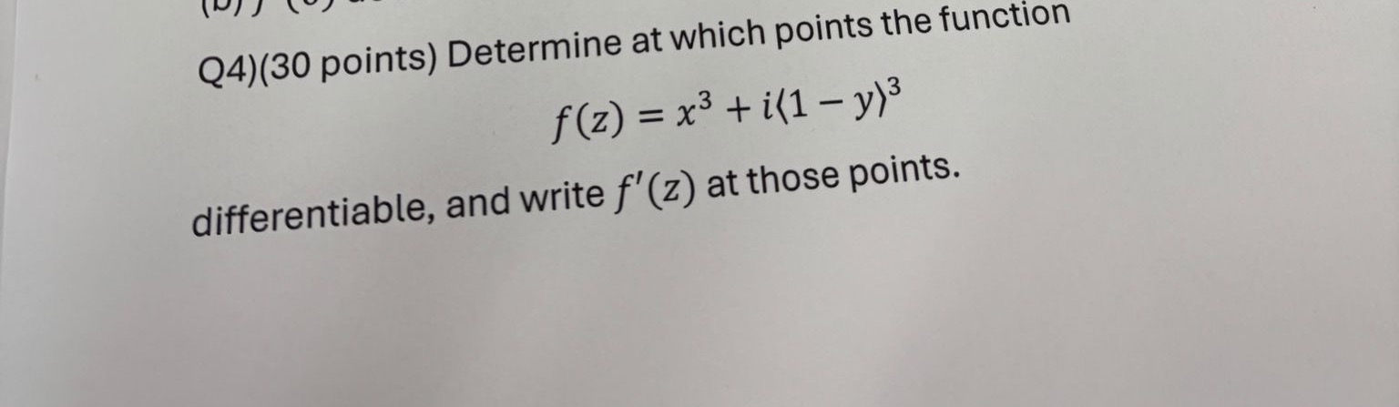 Solved Q4)Determine at which points the | Chegg.com