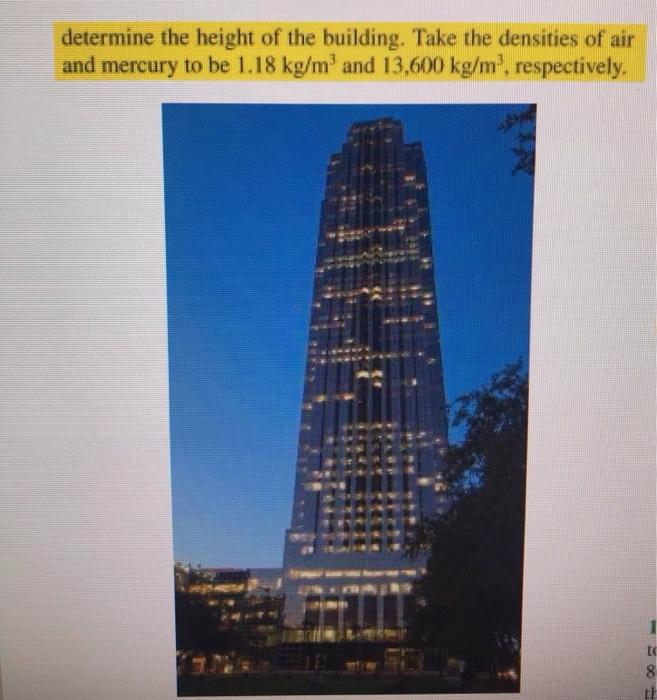 Solved 1-56 The basic barometer can be used to measure the | Chegg.com