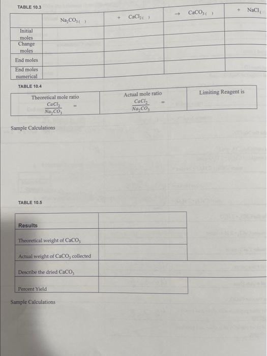 Solved 10 Sheet: Limiting Reagent 1 (2) 1 L 10.2 Sample | Chegg.com