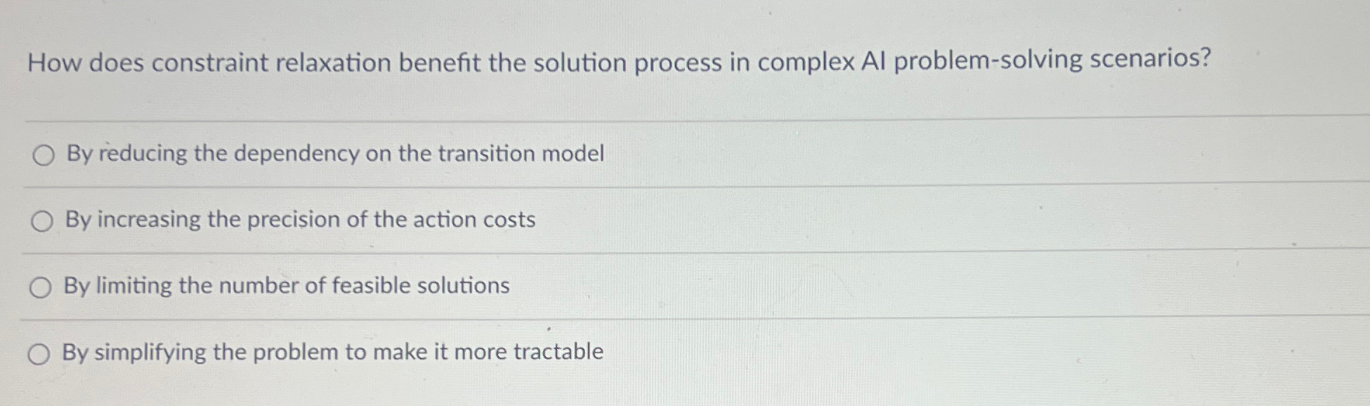 Solved How does constraint relaxation benefit the solution | Chegg.com