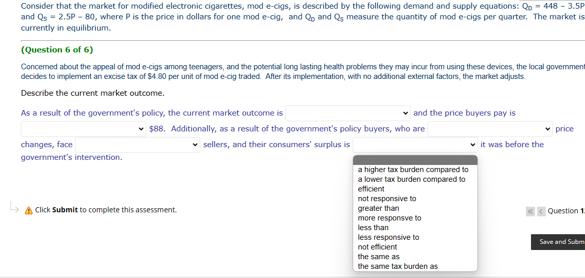 Solved Consider that the market for modified electronic | Chegg.com