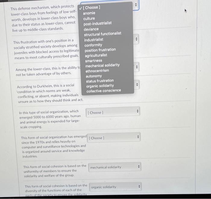 Solved This defense mechanism, which protects [Choose) | Chegg.com