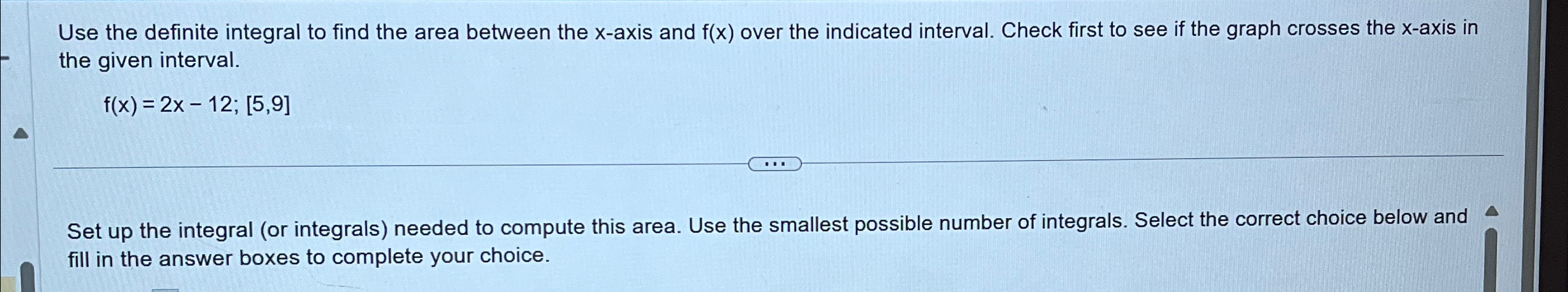 Solved Use the definite integral to find the area between | Chegg.com