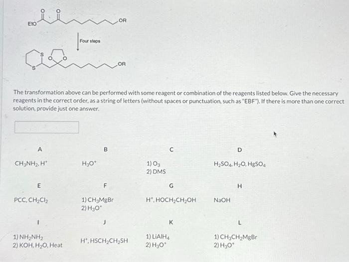 Solved Four steps The transformation above can be performed | Chegg.com