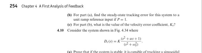 A generic negative feedback system with non-unity | Chegg.com